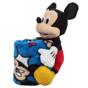 Northwest Mickey Mouse Comic Pop Character Hugger Pillow & Silk Touch Throw Blanket Set, 40" x 50"