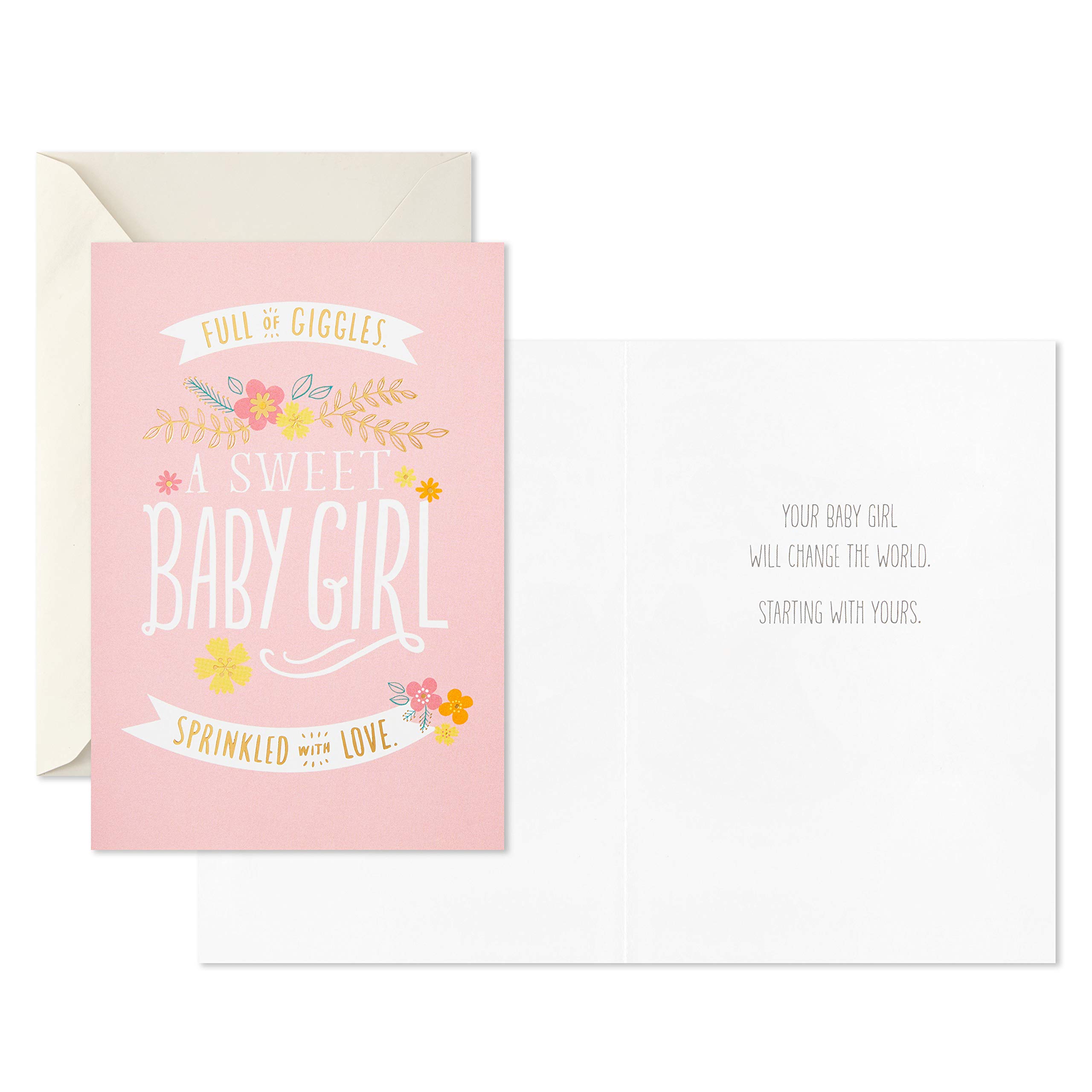 Hallmark Baby Shower Cards for New Parents (12 Cards with Envelopes) Welcome New Baby, Congratulations, Gender Reveal