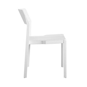 Novogratz Poolside Collection, Chandler Stacking Dining Chairs, Indoor/Outdoor, 4-Pack, White