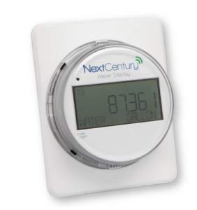 next century remote reader display for pulse or encoded meters (water, gas and electric)