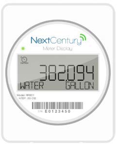 Next Century Remote Reader Display for Pulse or Encoded Meters (Water, Gas and Electric)