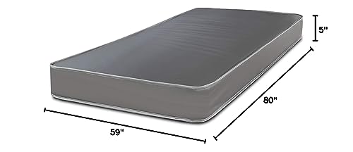 Mielmoon The Original Medical Waterproof Mattress Vinyl Double Sided Tight top USA,Adaptive Foam & Pressure Relief - Orthopedic Mattress-Any Age Any Purpose Cooling Firm (5", Queen)