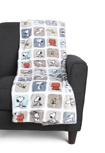 Peanuts Gang Snoopy & Woodstock Velvet Soft Throw Blanket by Berkshire Blanket & Home Co. | 50" x 70"