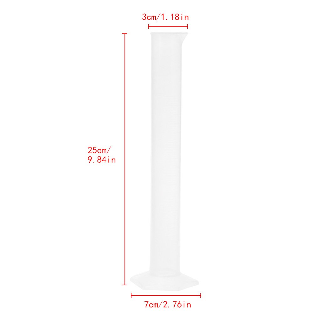 RY-CAN Hydrometer Test Tube 100Ml Plastic Hydrometer Test Tube for Homebrew Whiskey Alcohol Beer Wine Mead