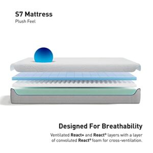 Bedgear Luxury Sport Xtreme Performance Mattress – 2020 Version – King Mattress – Plush Feel – Powered by Ver-Tex Technology – Instant Cooling and Breathable Sleep