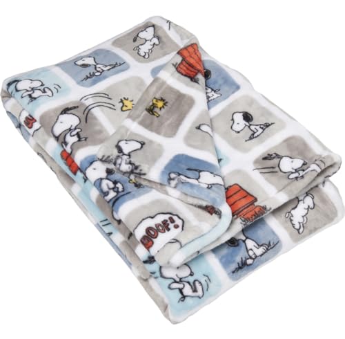 Peanuts Gang Snoopy & Woodstock Velvet Soft Throw Blanket by Berkshire Blanket & Home Co. | 50" x 70"