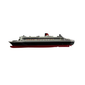 lllunimon 1/1400 queen mary ii ship model alloy cruise ship models for collection ornaments toy gifts