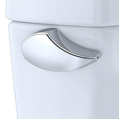 TOTO® WASHLET+® Drake® II Two-Piece Elongated 1.28 GPF Toilet and WASHLET+® S500e Contemporary Bidet Seat, Cotton White - MW4543046CEFG#01