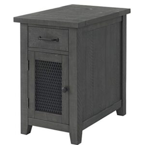 Martin Svensson Home Rustic Chairside Table, Grey