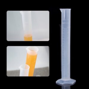 RY-CAN Hydrometer Test Tube 100Ml Plastic Hydrometer Test Tube for Homebrew Whiskey Alcohol Beer Wine Mead