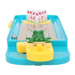 lzkw children toy, mini bowling playset mini bowling toy, cartoon bright colors for baby kids(fun frog bowling)