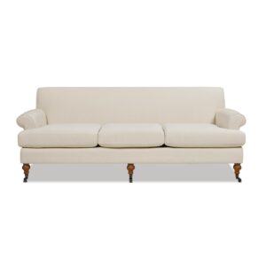 jennifer taylor home bliss 88" lawson french country three-cushion tightback sofa