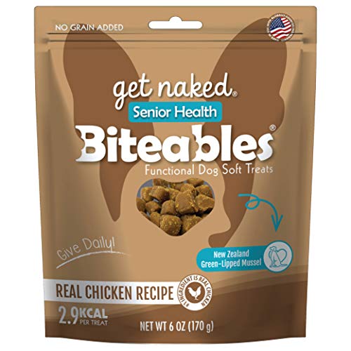 Get Naked Biteables Senior Health Soft Treats for Dogs, 6oz 1 Pouch