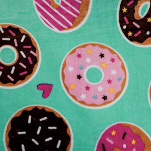 Infinity Republic - Donut Day Dreams Super Plush Blanket - Perfect for Gifts, Kids, Teens, & More!