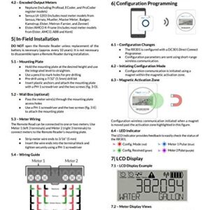 Next Century Remote Reader Display for Pulse or Encoded Meters (Water, Gas and Electric)