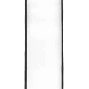 EISCO Test Tube, 5ml - Bakelite Screw Cap with Rubber Liner - Borosilicate 3.3 Glass - 2.9" x 0.6" - Round Bottom - Leak Proof