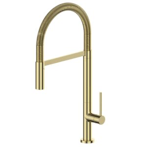 zline autograph edition incline kitchen faucet in polished gold (inc-kf-pg)