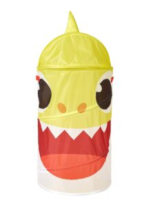 idea nuova baby shark kids pop up figural laundry and storage hamper with dome lid