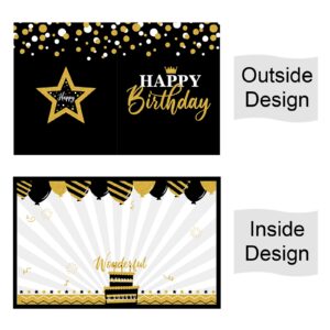 party greeting Jumbo Birthday Card Giant Guest Book Happy Birthday Party Decorations Supplies Gifts for Office Women Men Co-Worker -Large 14 x 22 inches