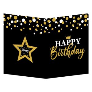 party greeting Jumbo Birthday Card Giant Guest Book Happy Birthday Party Decorations Supplies Gifts for Office Women Men Co-Worker -Large 14 x 22 inches