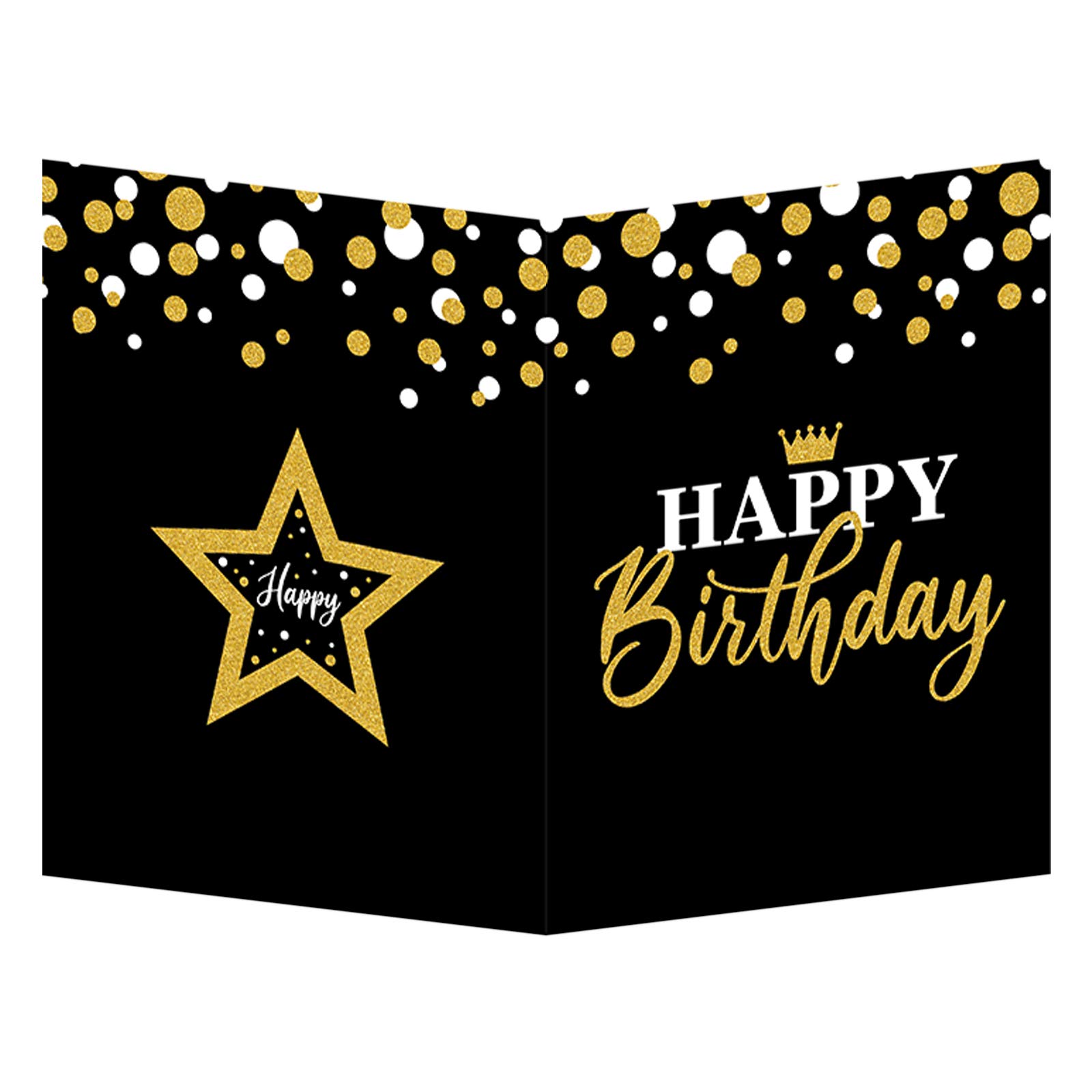 party greeting Jumbo Birthday Card Giant Guest Book Happy Birthday Party Decorations Supplies Gifts for Office Women Men Co-Worker -Large 14 x 22 inches