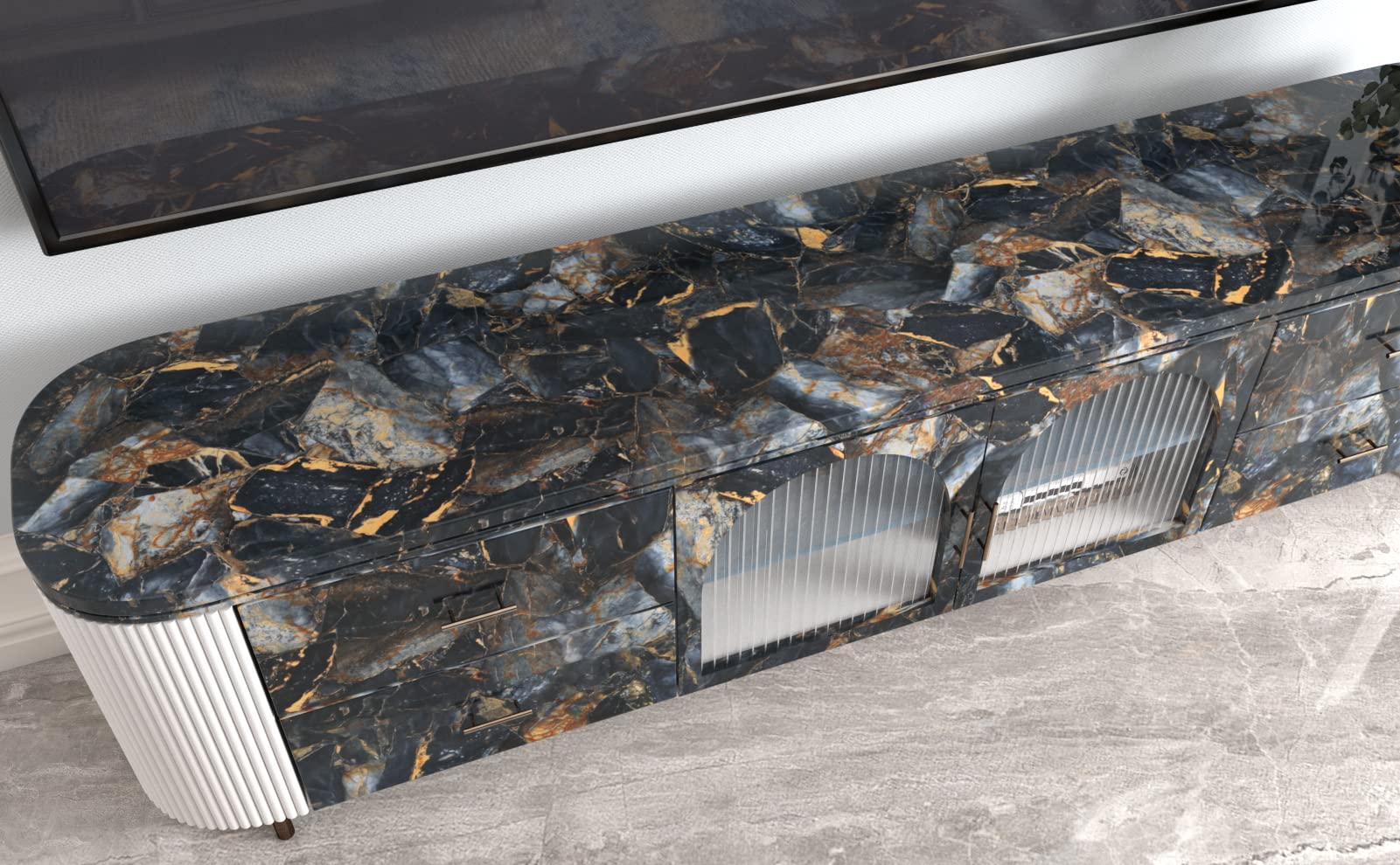 Marble Black Contact Paper Peel and Stick Countertops Gold Contact Paper Peel and Stick Wallpaper for Kitchen Waterproof Vinyl Film Marble Shelf Liner Counter Top Cover Wallpapers 15.8" x 78.7"