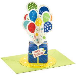 hallmark paper wonder birthday pop up card (balloons)