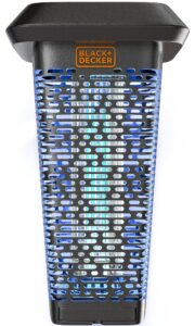 black+decker bug zapper & fly trap-mosquito repellent- gnat killer indoor & outdoor electric uv bug catcher for insects- 2 acre coverage for home, deck, garden, patio commercial strength