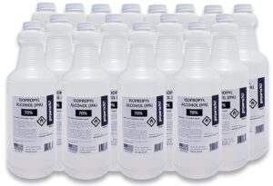 isopropyl alcohol 70% - 16 x 1000 ml (more than 4 gallons) usp grade ipa 70 percent - made in the usa