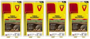 victor m6009 poison moleworms, yellow - fоur Расk