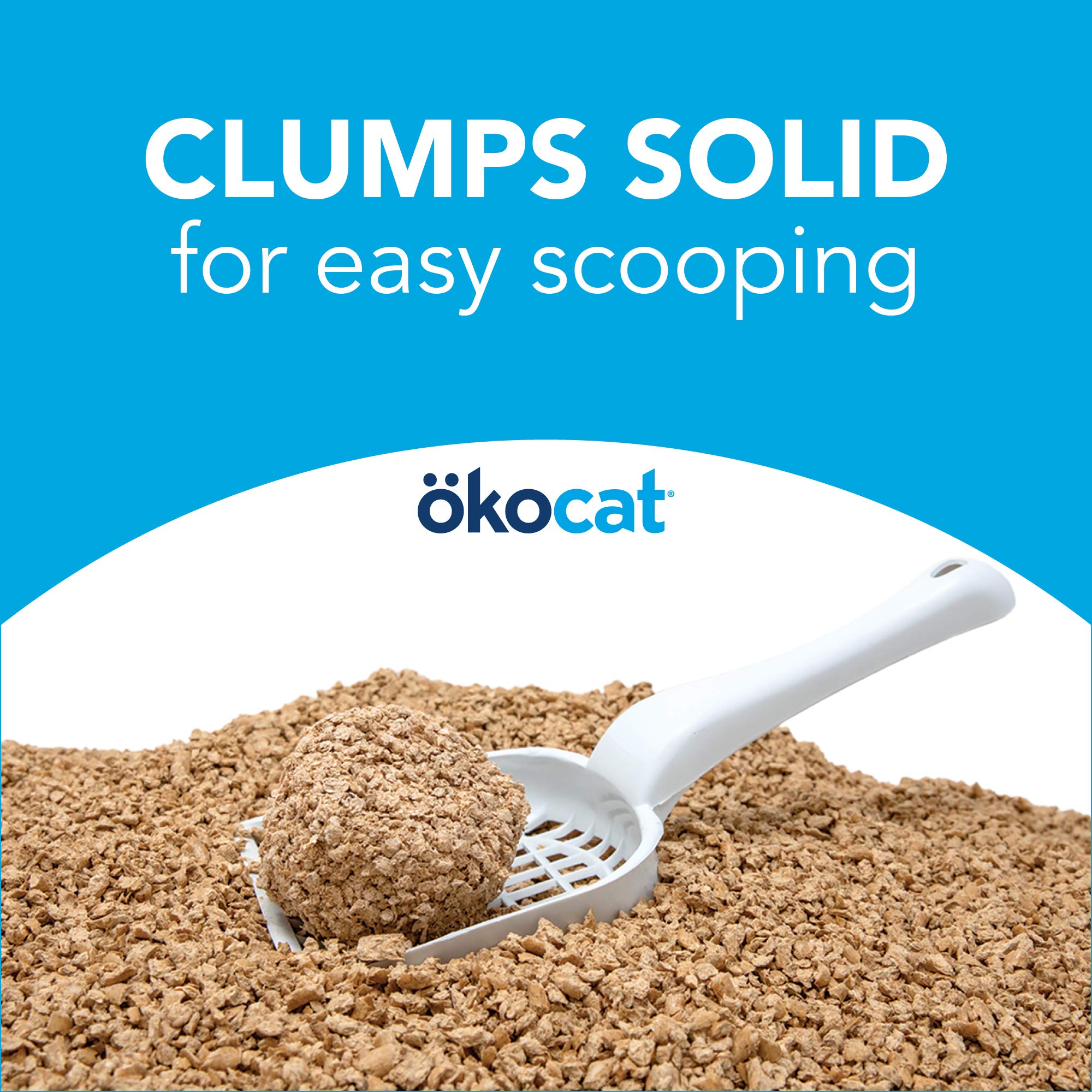 ökocat Litter Original Low-Dust Natural Clumping Wood with Odor Control 16.6 lbs, Large