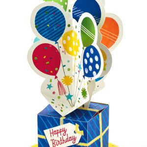 Hallmark Paper Wonder Birthday Pop Up Card (Balloons)