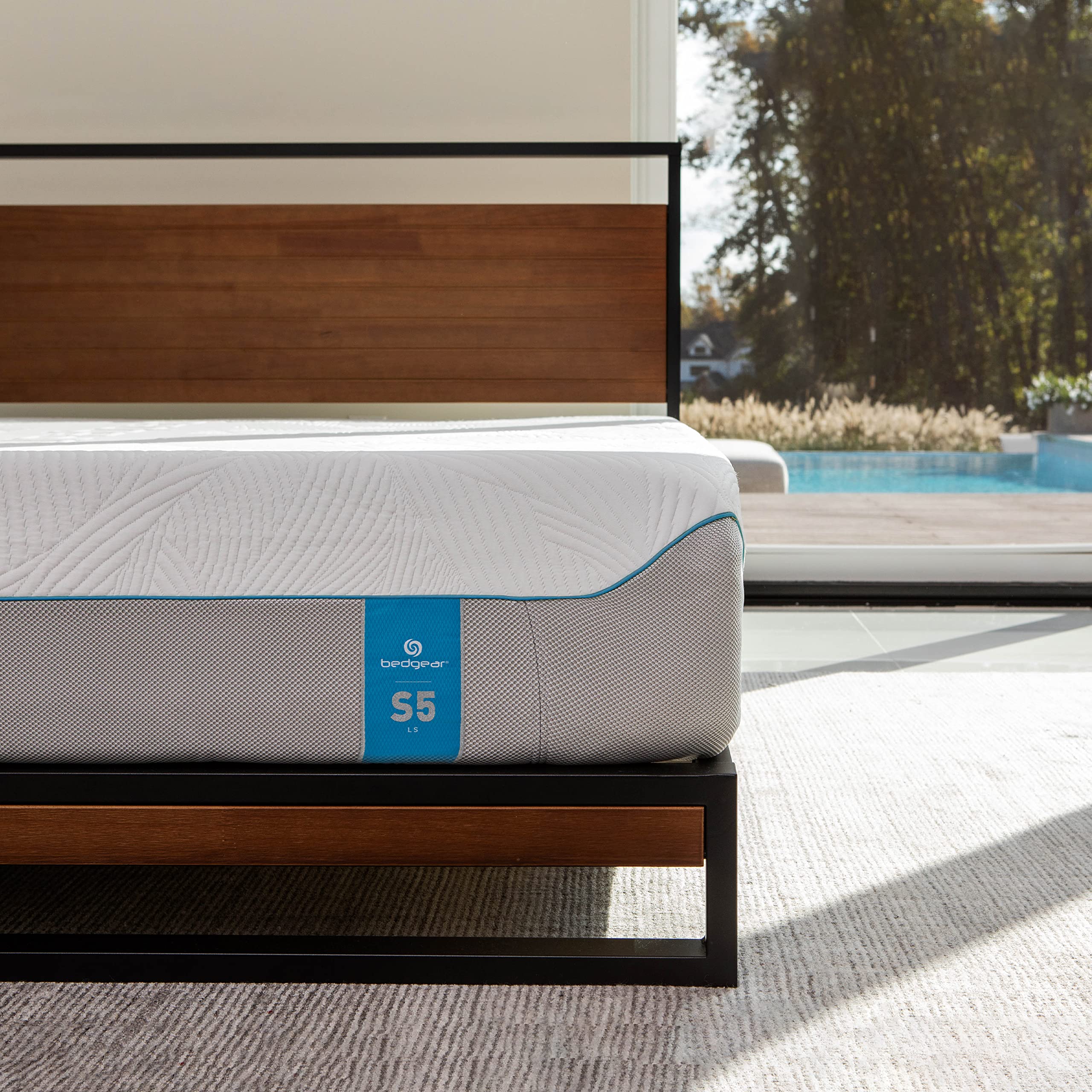 Bedgear Luxury Sport Performance Mattress – Queen Mattress – Medium Feel – Powered by Ver-Tex Technology – Instant Cooling and Breathable Sleep