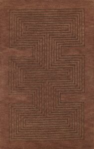 momeni simba wool hand tufted contemporary indoor area rug, copper, 2' x 3', simbasim-3cop2030