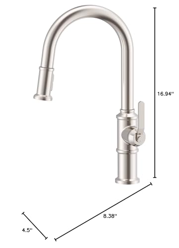 Gerber Plumbing Kinzie Kitchen Faucet with Pull Down Sprayer