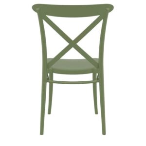 Compamia Cross Resin Outdoor Chair Olive Green (Set of 2)