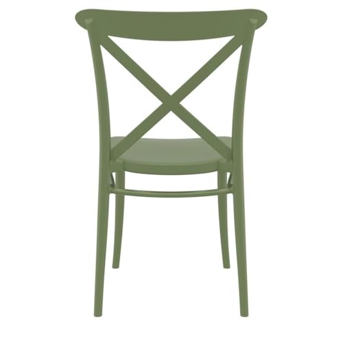 Compamia Cross Resin Outdoor Chair Olive Green (Set of 2)