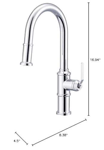 Gerber Plumbing Kinzie Kitchen Faucet with Pull Down Sprayer