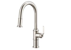 gerber plumbing kinzie kitchen faucet with pull down sprayer