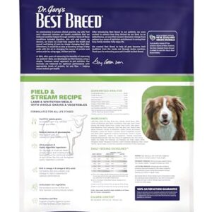 Best Breed Dr. Gary's Field & Stream Recipe, Slow-Cooked in USA, Natural Dry Dog Food for All Breeds and Sizes, 13lbs.