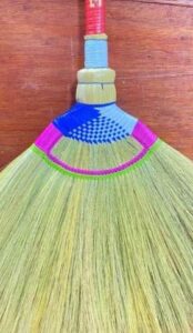 handheld whisk broom - walis tambo made in the philippines - made with materials from the philippines - handy and durable for your household cleaning needs