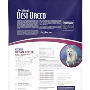 Best Breed Dr. Gary's Grain Free Ocean Recipe Slow-Cooked in USA, Natural Dry Dog Food for All Breeds and Sizes, 26lbs.