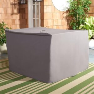 SAFAVIEH Outdoor Collection Rocklin Grey 4-Piece Weather-Resistant Set Cover