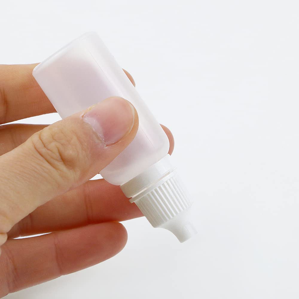 WYKOO 90 PCS 15ml 0.5oz Empty Plastic Squeezable Dropper Bottles with Caps, Portable Reusable Eye Liquid Dropper Bottles