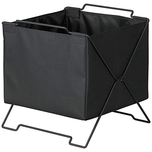 キングジム(Kingjim) King Jim KSP002S Storage Box Stacked Basket Stainless Steel Black