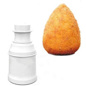 arancini maker mold, diy rice ball mould for snack meatballs potato croquettes (pointed)