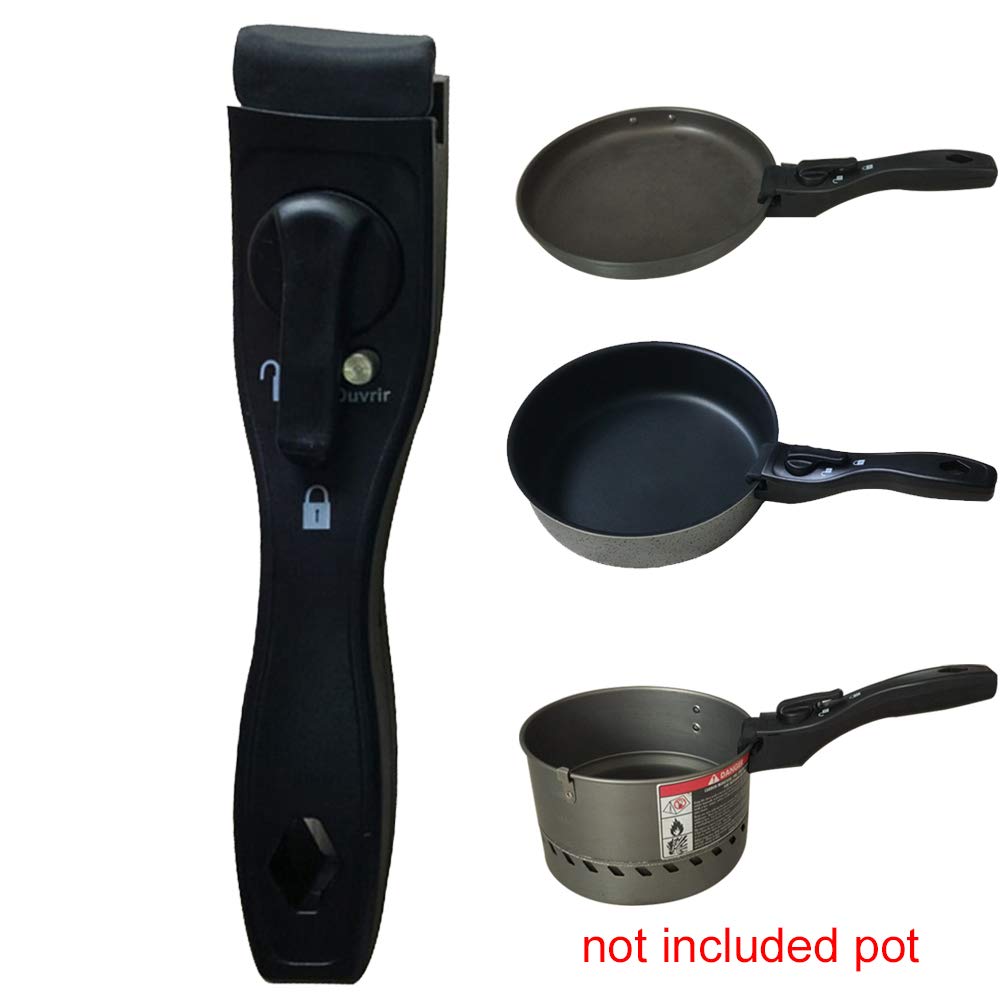 Removable Pot Handle, Handle Pot Clip Different Pot Dismountable Grip Pan Removable Suitable for Different Pot Pan Cooking Pot Accessories