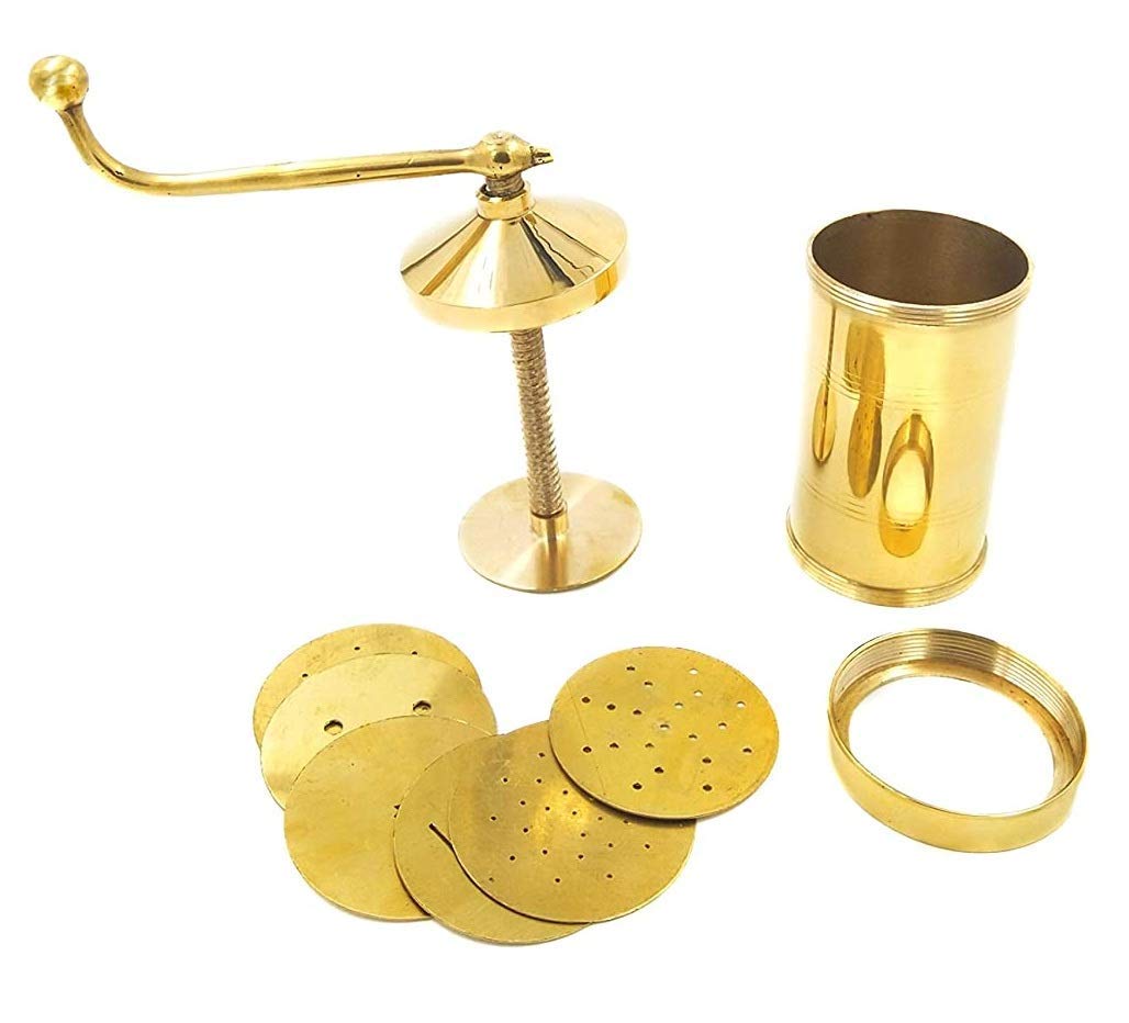 Yuktha Eternals Idiyappam/Murukku/Farsan Sev/Pasta Maker Machine Brass