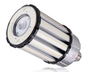 120 watt led corn bulb - aries iii series - 16,400 lumens - 5000k - e39 large mogul base - built-in 6kv surge - dimmable - dlc 5.1