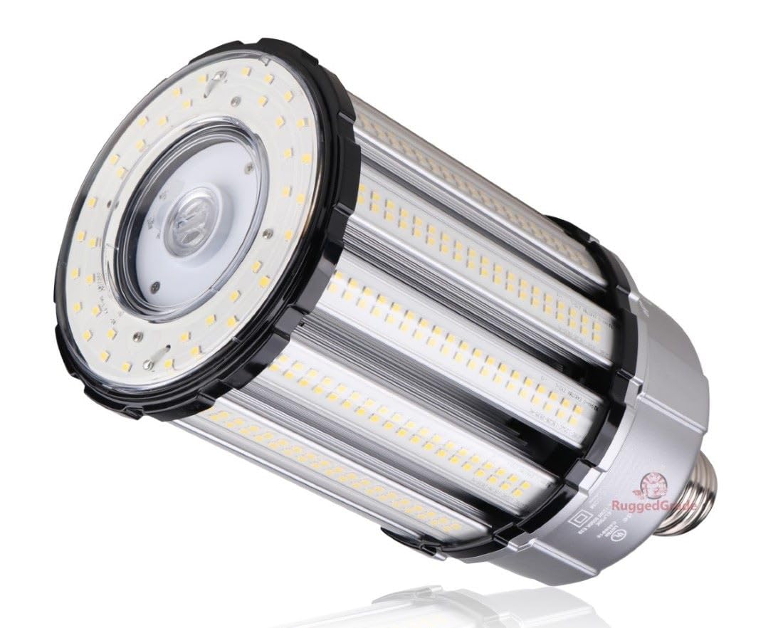 120 Watt LED Corn Bulb - Aries III Series - 16,400 Lumens - 5000K - E39 Large Mogul Base - Built-in 6KV Surge - Dimmable - DLC 5.1